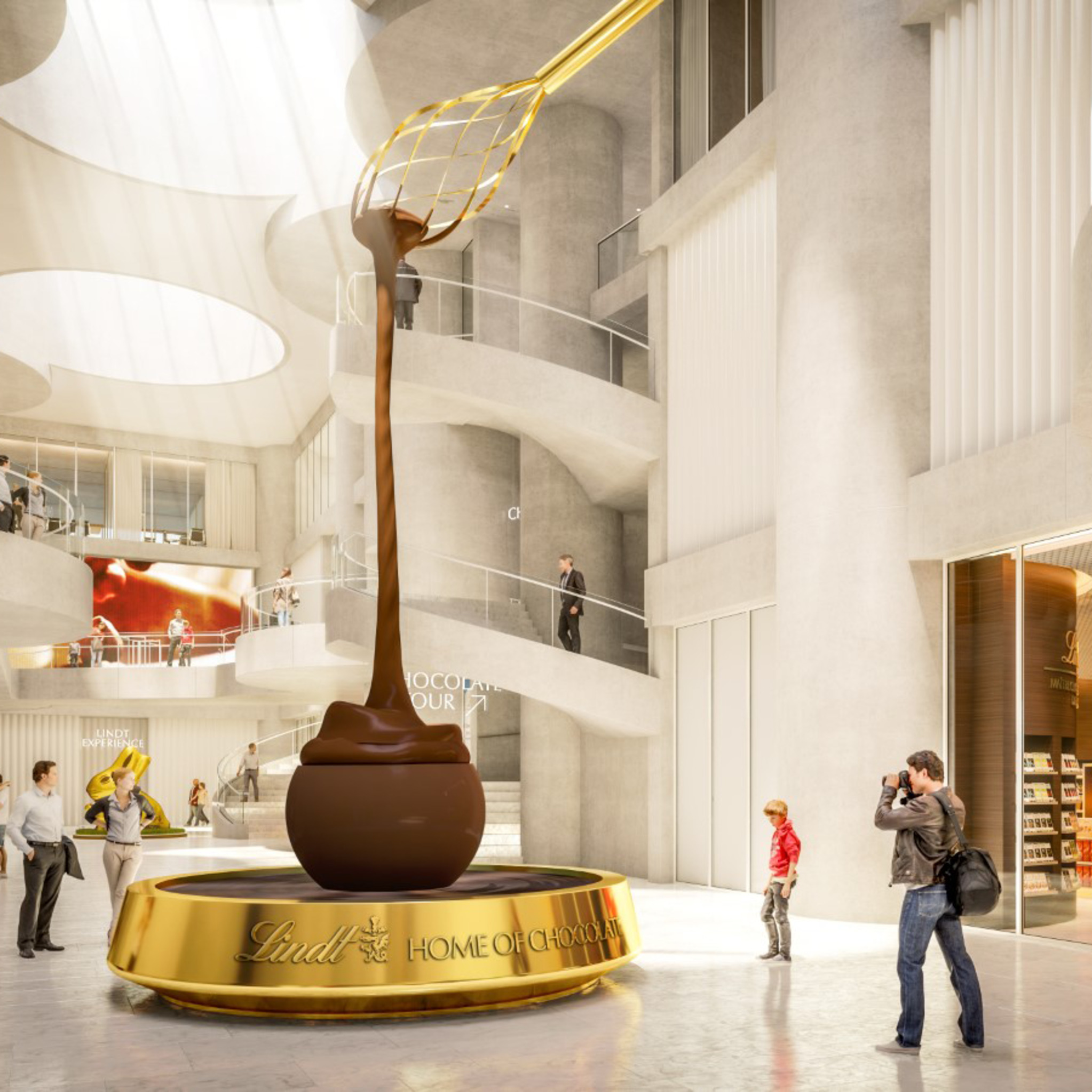 揭秘瑞士莲透明巧克力工厂