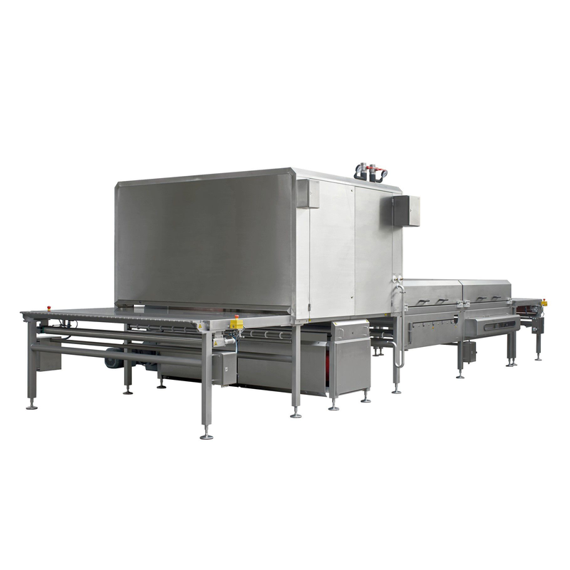 High-efficiency cooling tunnel